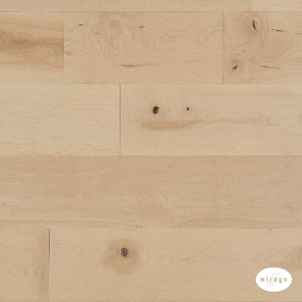 Mirage Maple Character Smooth Flair White Mist - Alberta Hardwood